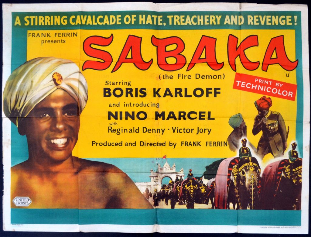 SABAKA | Original British 30 inch x 40 inch Quad Film Poster
