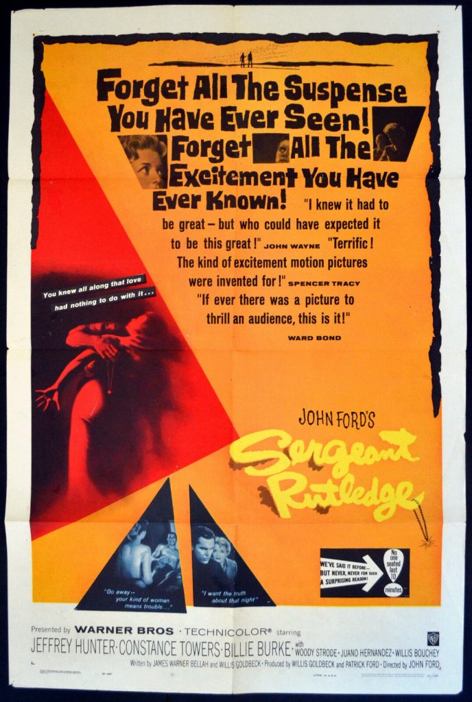 SERGEANT RUTLEDGE | Rare Film Posters