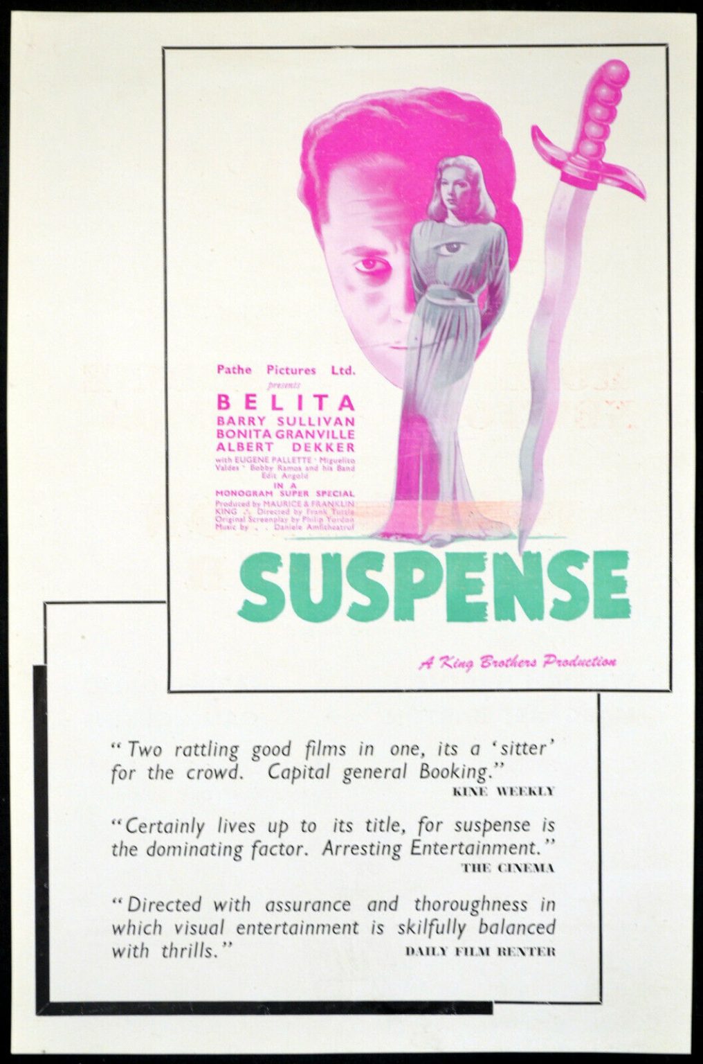 SUSPENSE | Rare Film Posters