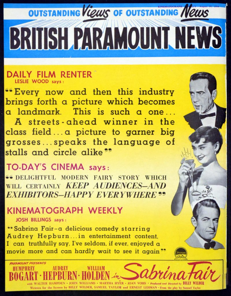 SABRINA FAIR | Rare Film Posters