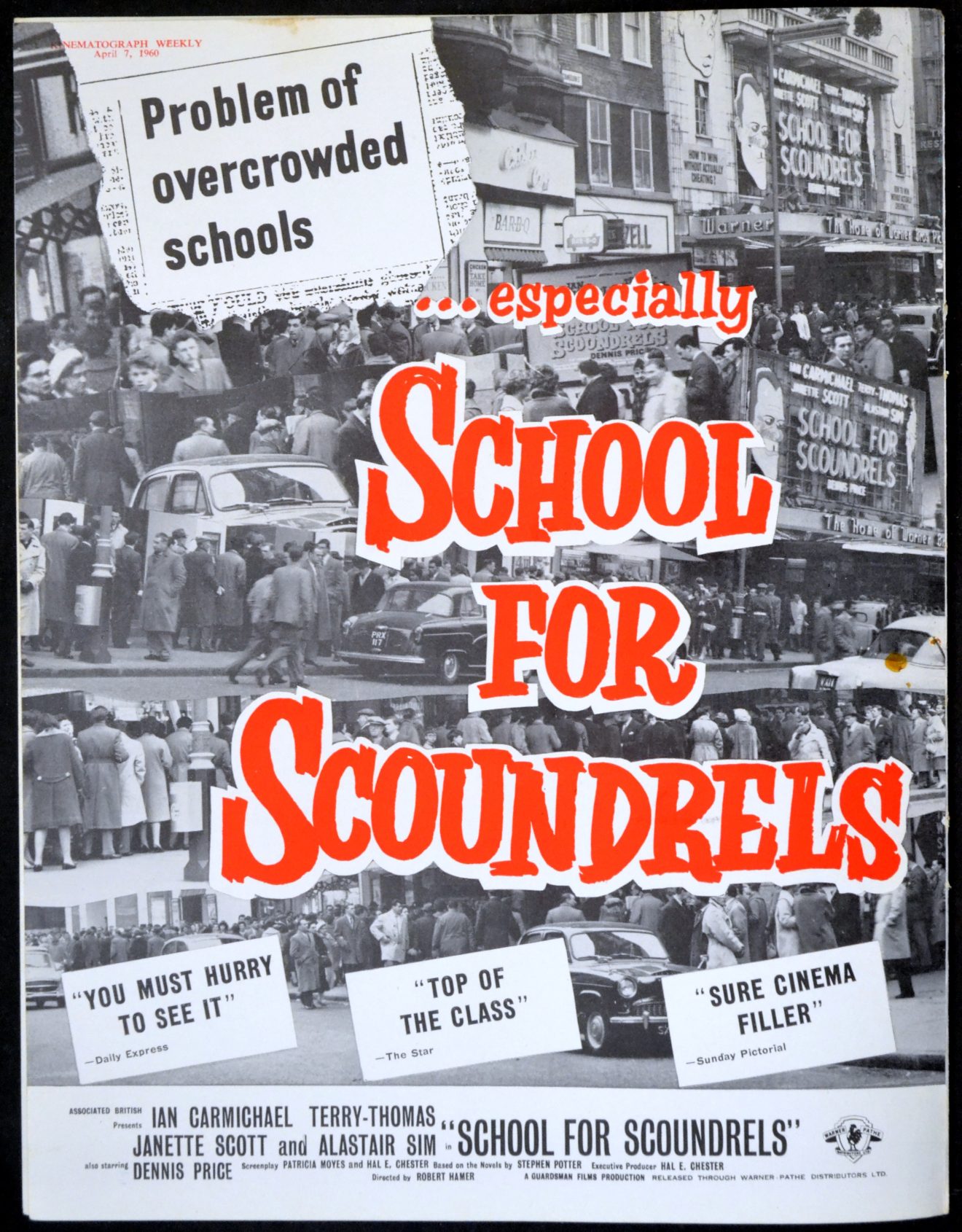 SCHOOL FOR SCOUNDRELS | Rare Film Posters
