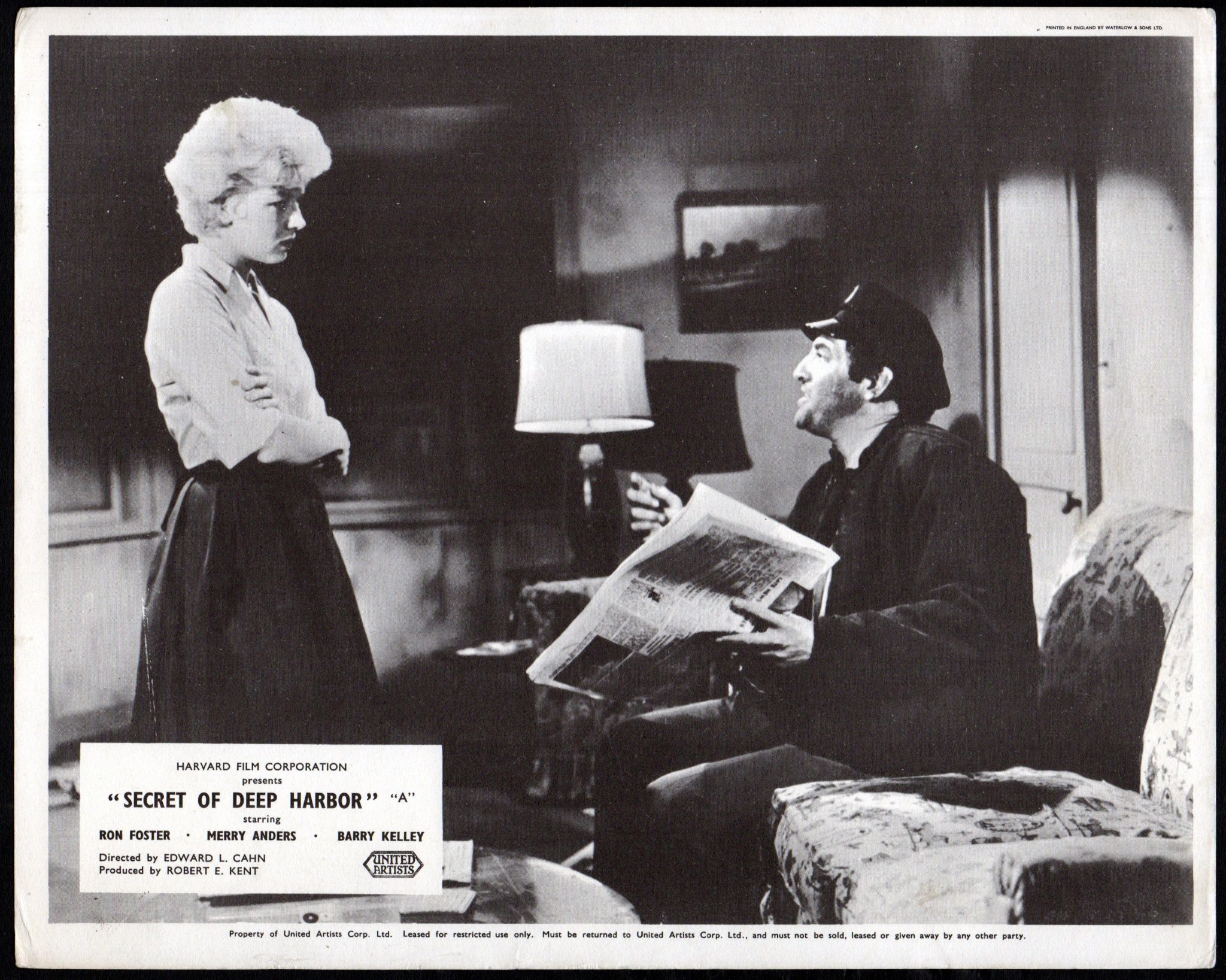 SECRET OF DEEP HARBOUR | Rare Film Posters