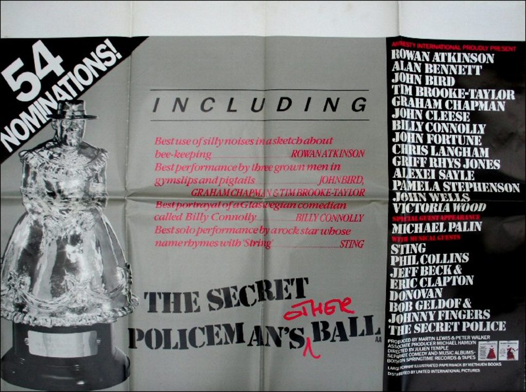 SECRET POLICEMAN’S OTHER BALL | Rare Film Posters