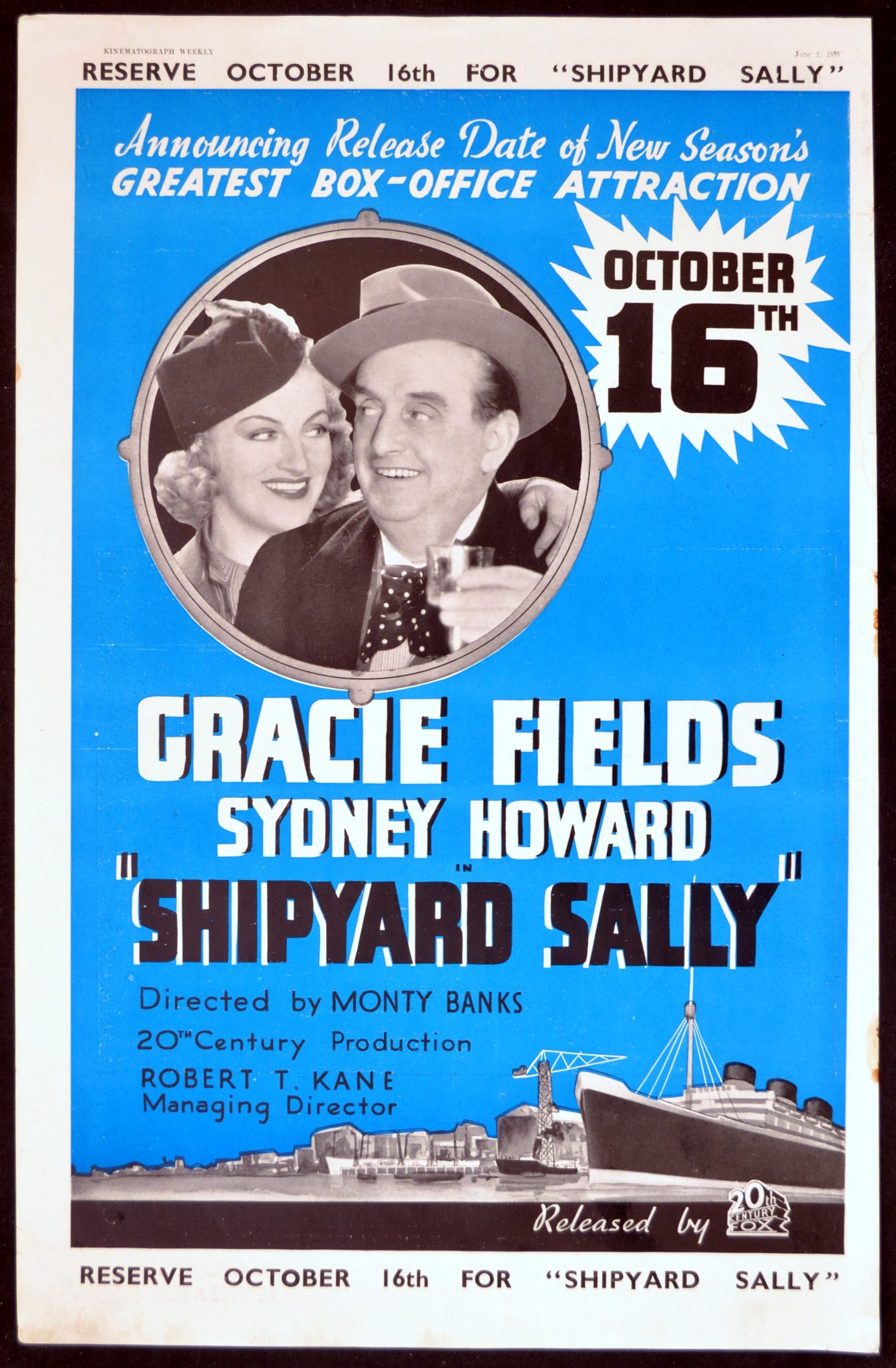 SHIPYARD SALLY | Rare Film Posters