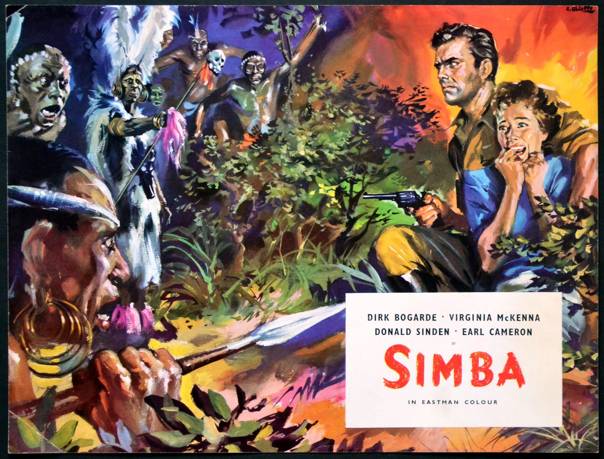 SIMBA, MARK OF MAU MAU | Rare Film Posters