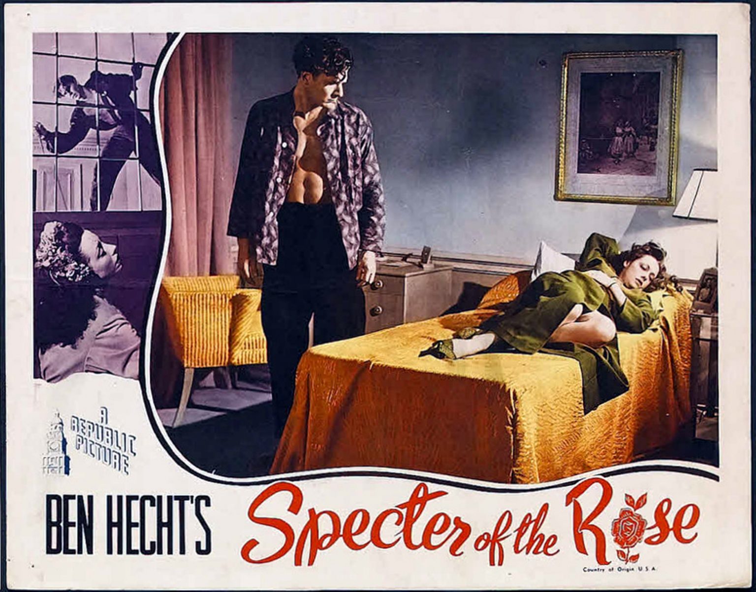 SPECTER OF THE ROSE | 6 Original U.S. 11 inch x 14 inch Lobby Cards