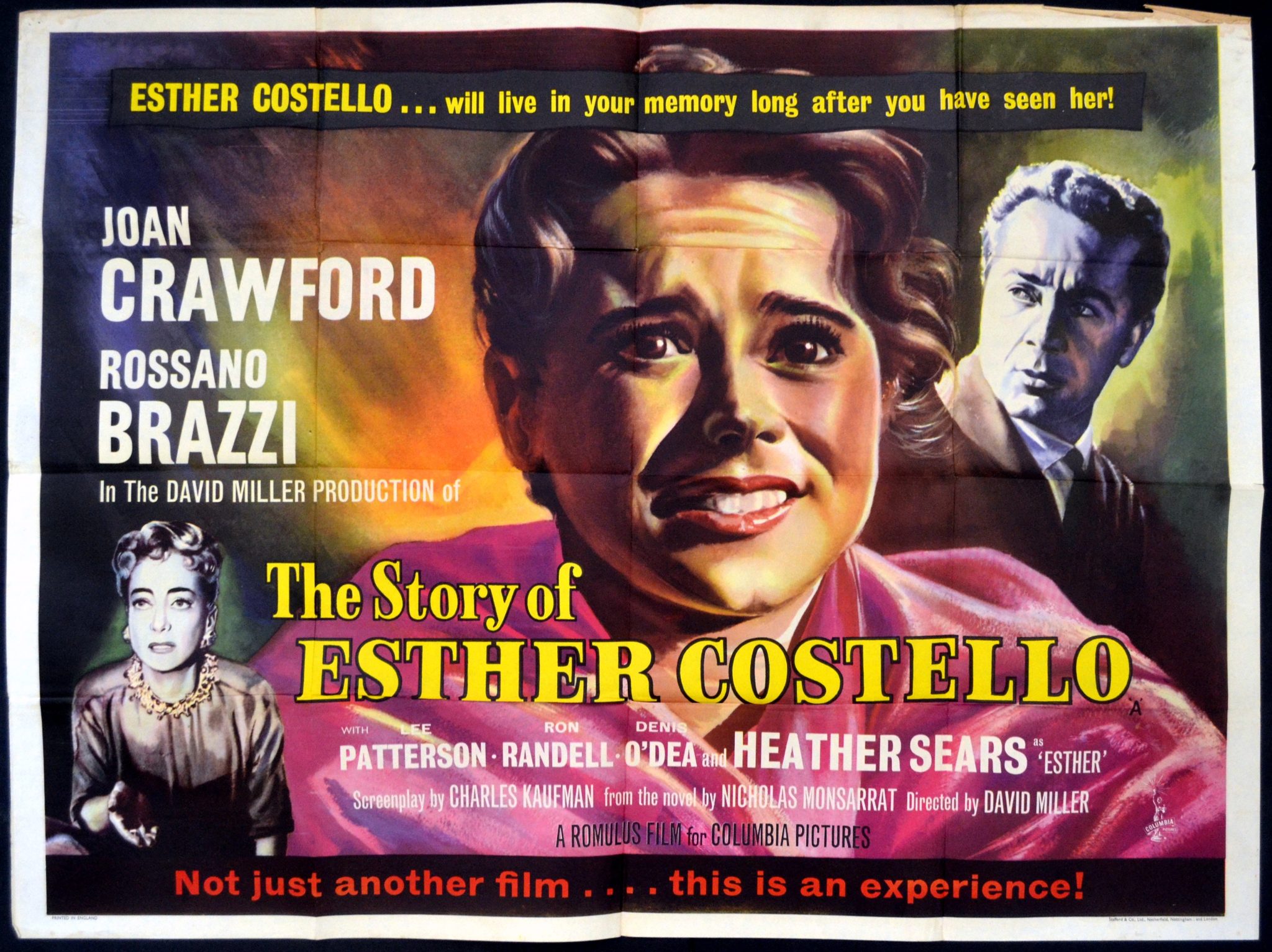 STORY OF ESTHER COSTELLO | Rare Film Posters