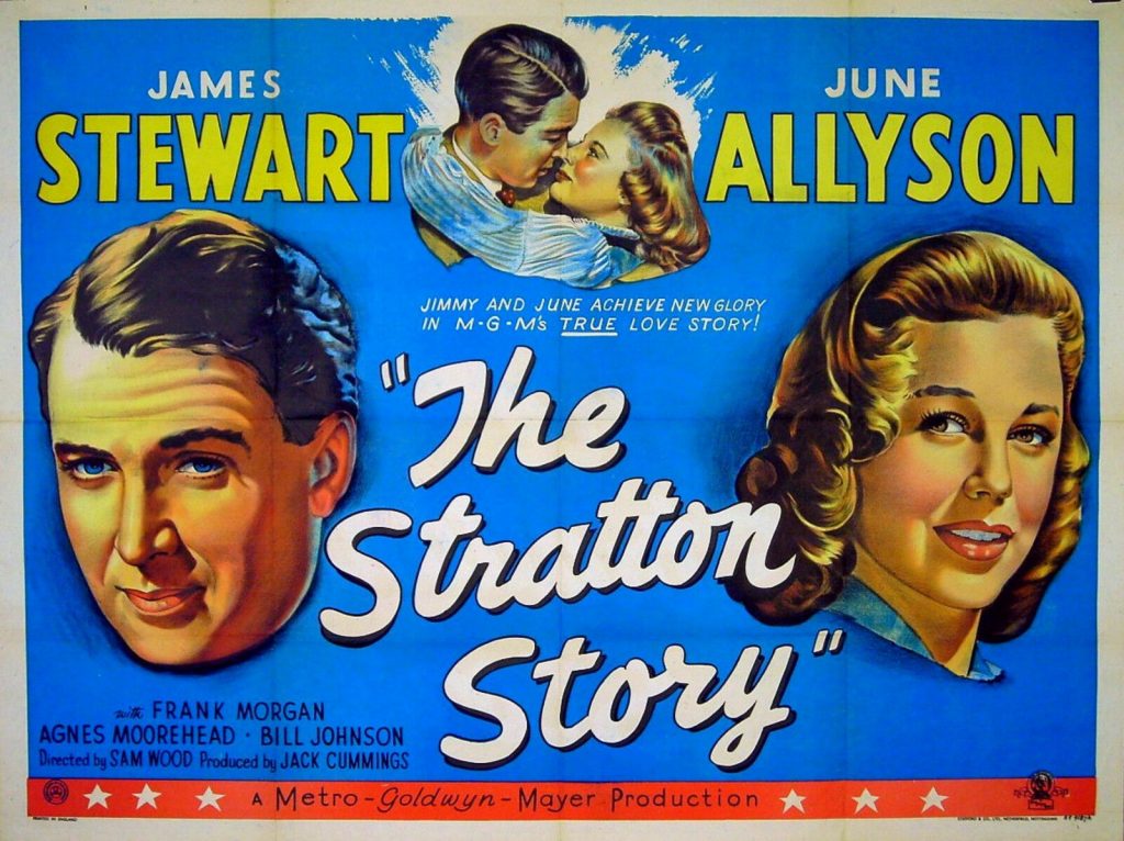 STRATTON STORY | British Quad James Stewart Film Poster