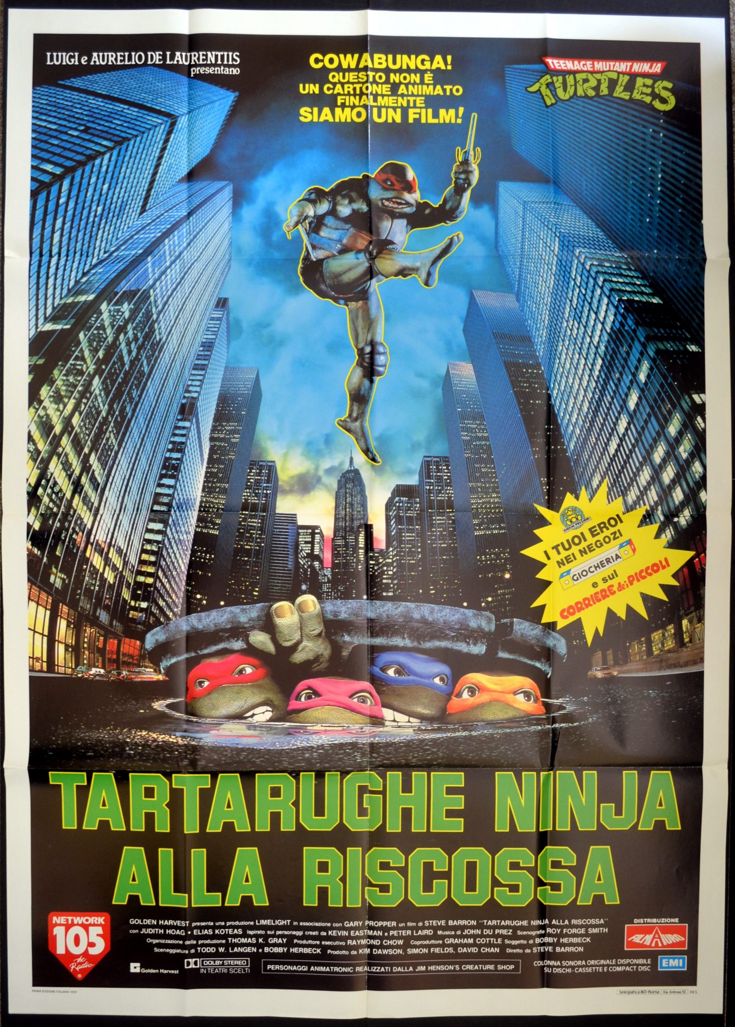 TEENAGE MUTANT NINJA TURTLES | Rare Film Posters