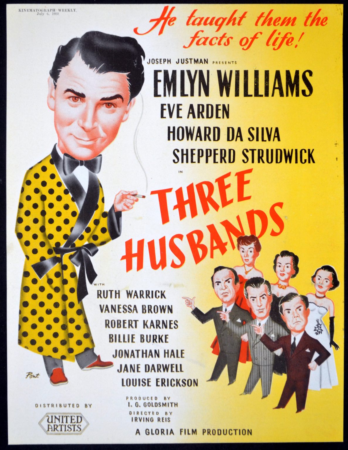 THREE HUSBANDS | Rare Film Posters