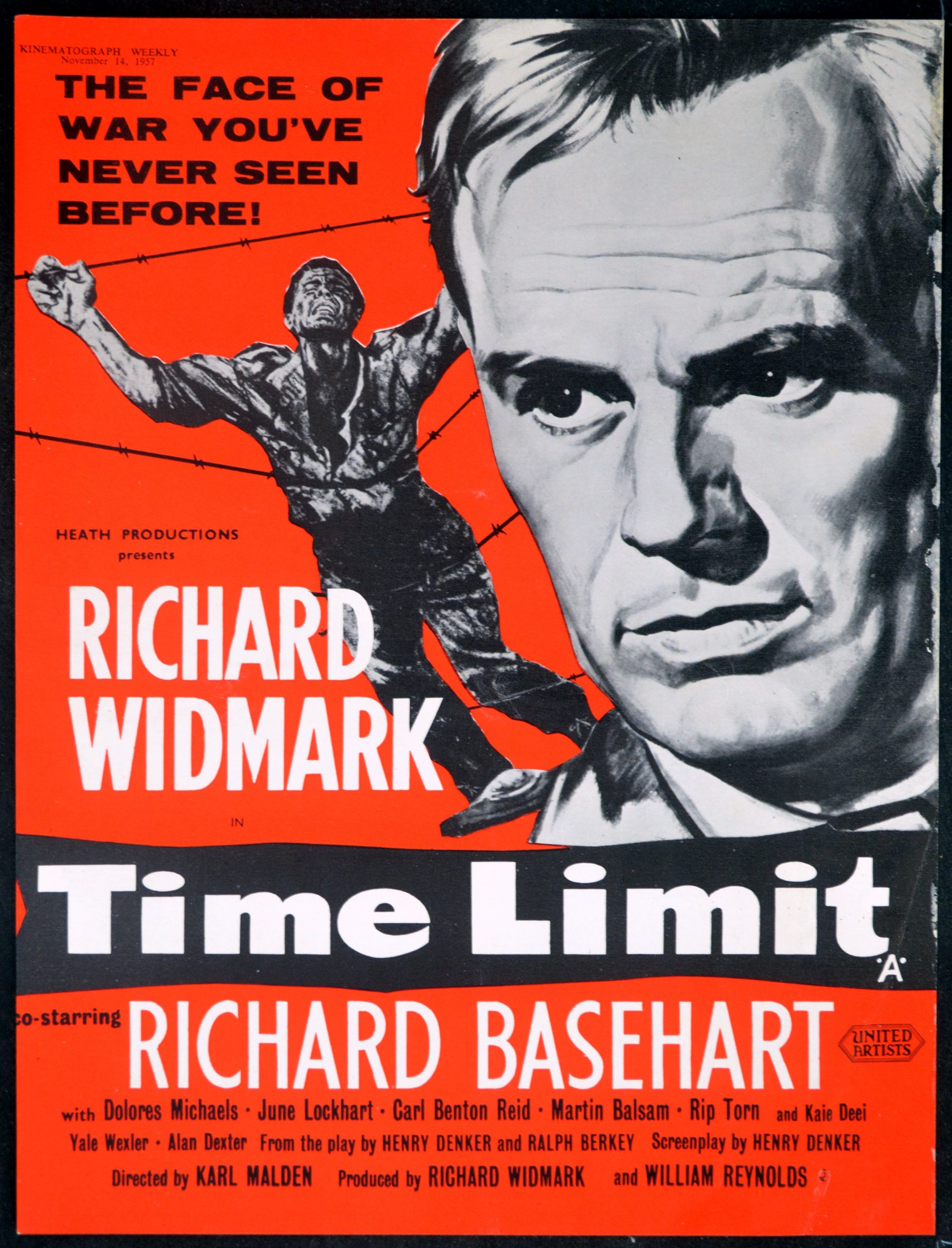 TIME LIMIT Rare Film Posters TIME LIMIT Rare Film Posters