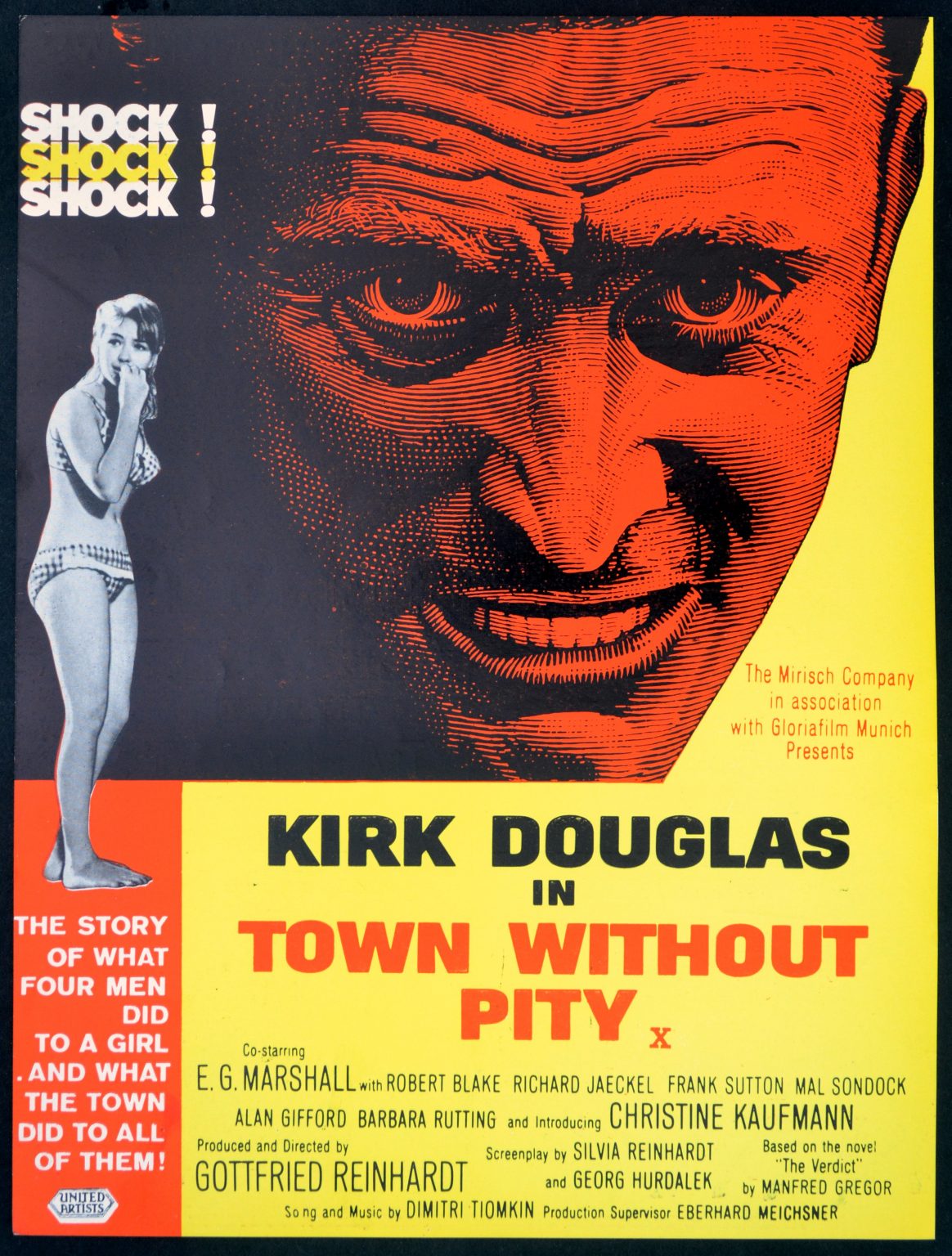 TOWN WITHOUT PITY | Rare Film Posters