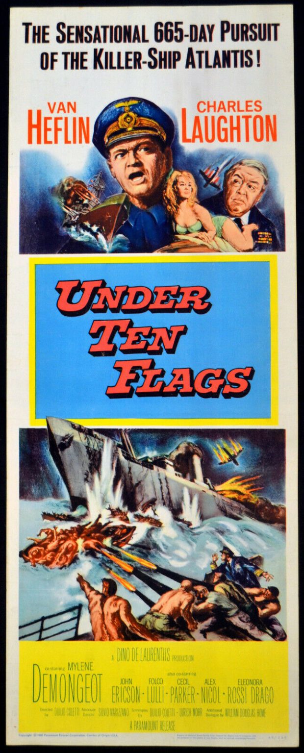 UNDER TEN FLAGS | Rare Film Posters