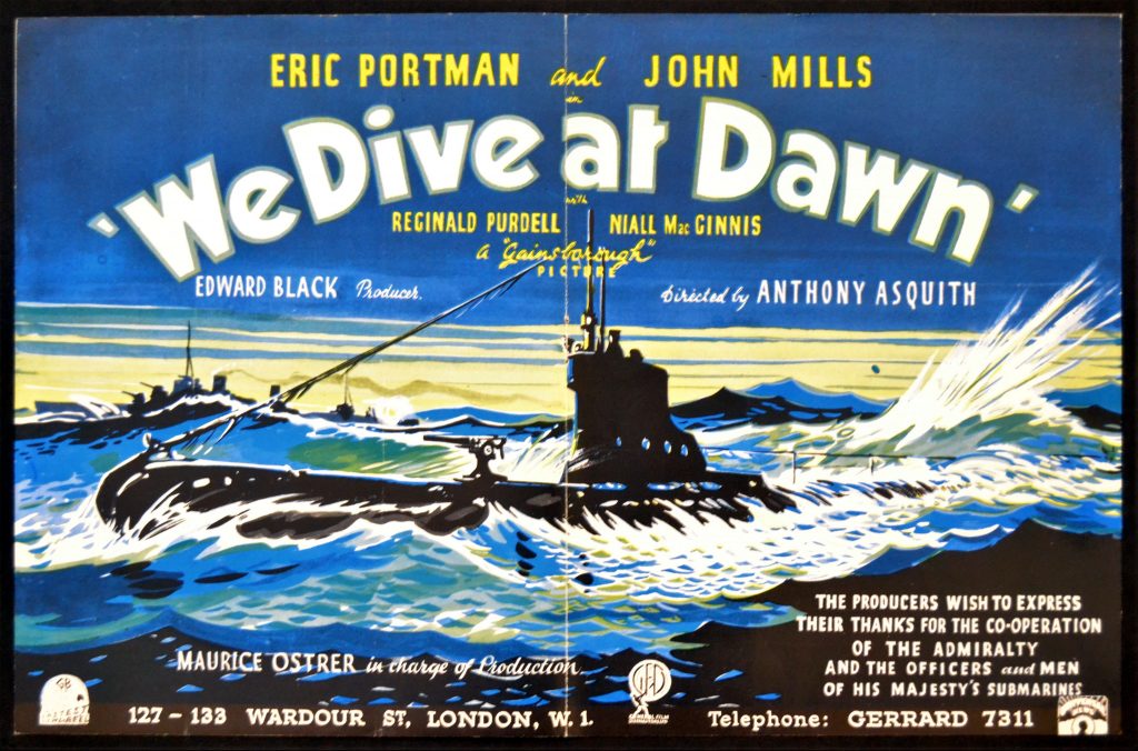 WE DIVE AT DAWN | Rare Film Posters