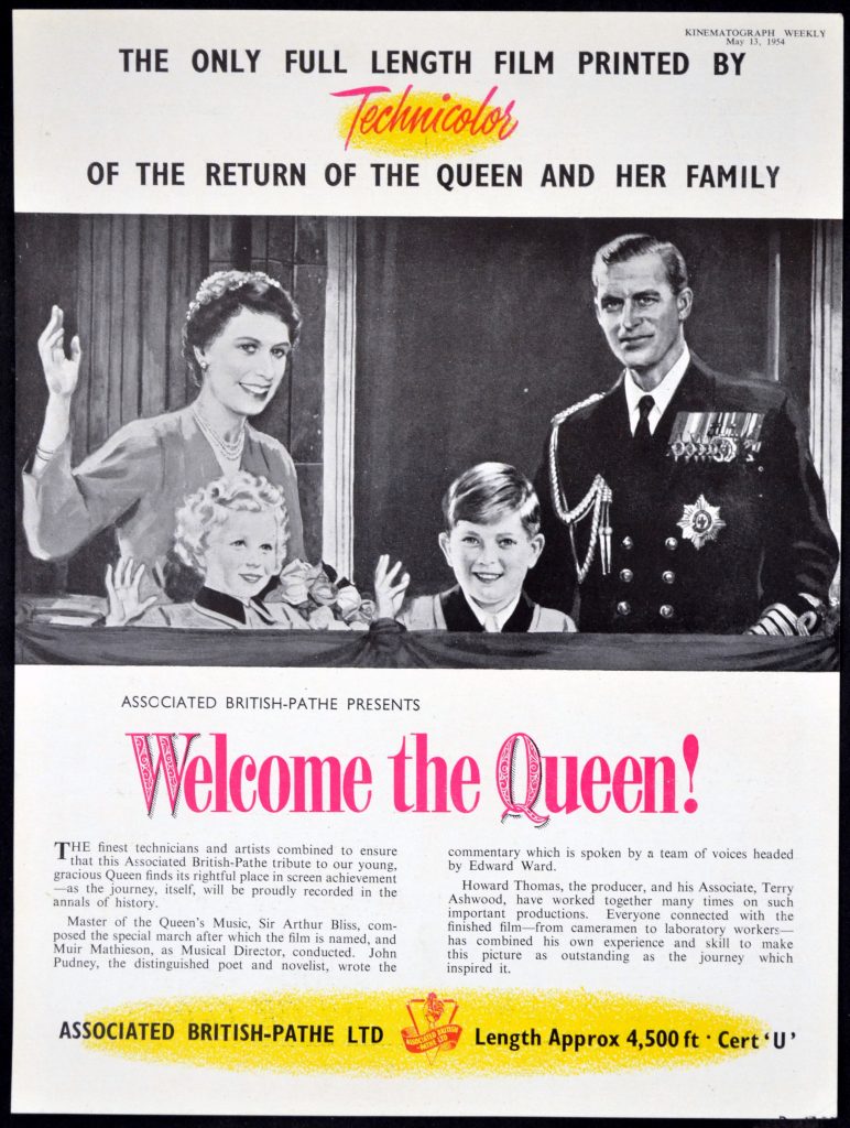 WELCOME THE QUEEN! | Rare Film Posters