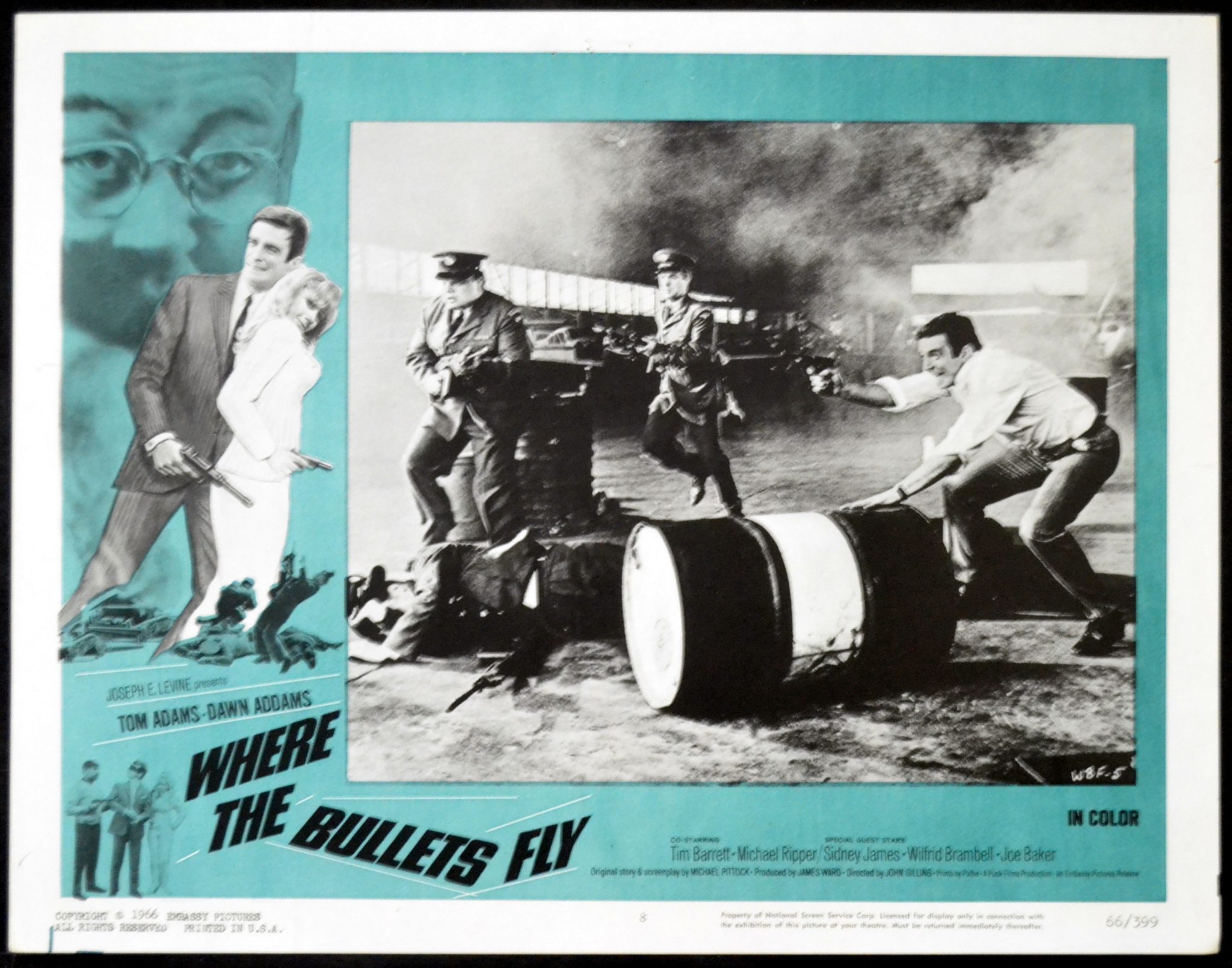 WHERE THE BULLETS FLY | Rare Film Posters