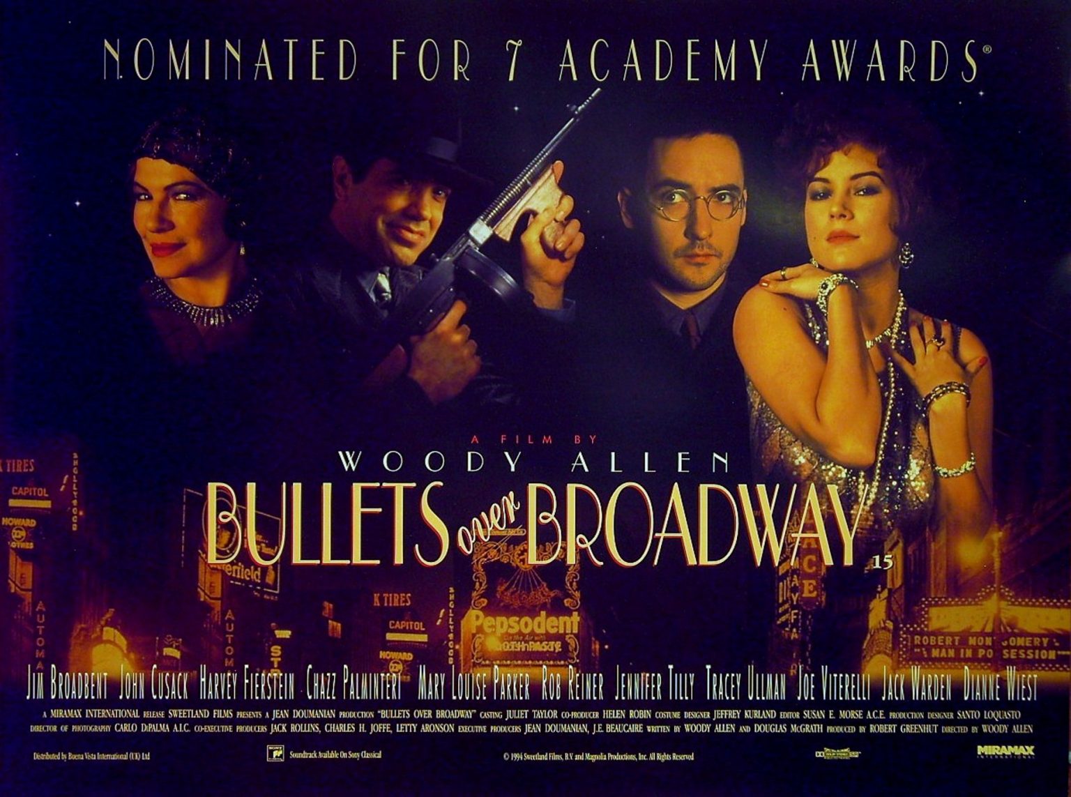 BULLETS OVER BROADWAY | Rare Film Posters