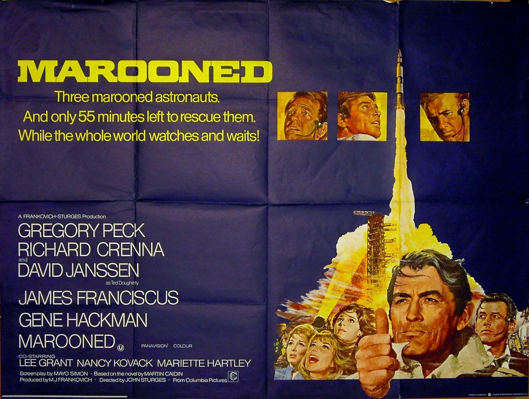 MAROONED Rare Film Posters MAROONED Rare Film Posters
